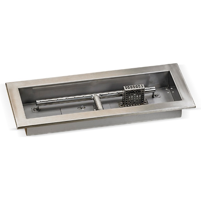 Rectangle CSA Fire Pit Burner Kits - USA Fire Bowls