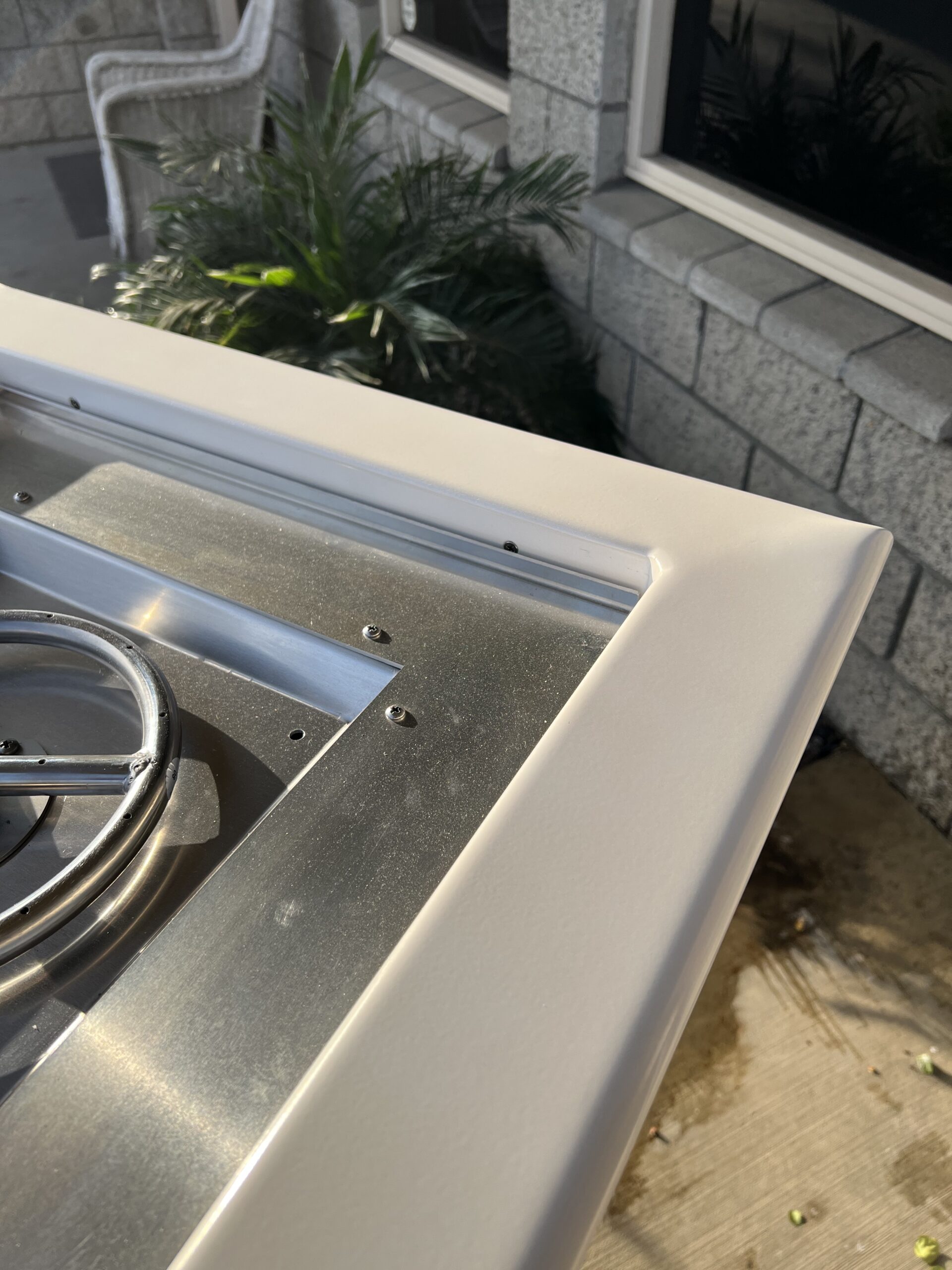 White Fire Bowls For Pools - USA Fire Bowls