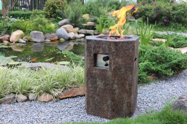 BASALT COLUMN FIRE PIT - USA Fire Bowls